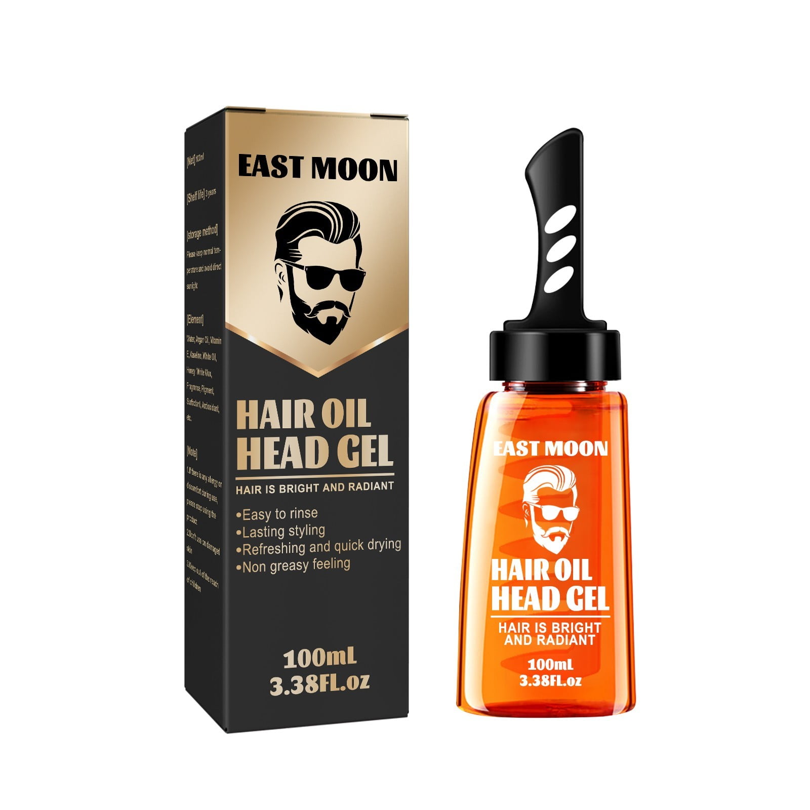 Cheepum 2 In 1 Hair Wax Gel With Comb Long Lasting Mens Hair Styling