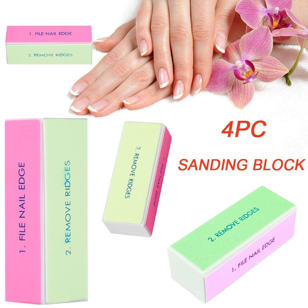 CHEEPUM 4PC Care Buffer Buffing Sanding Block Files Grit Acrylic Tool ...