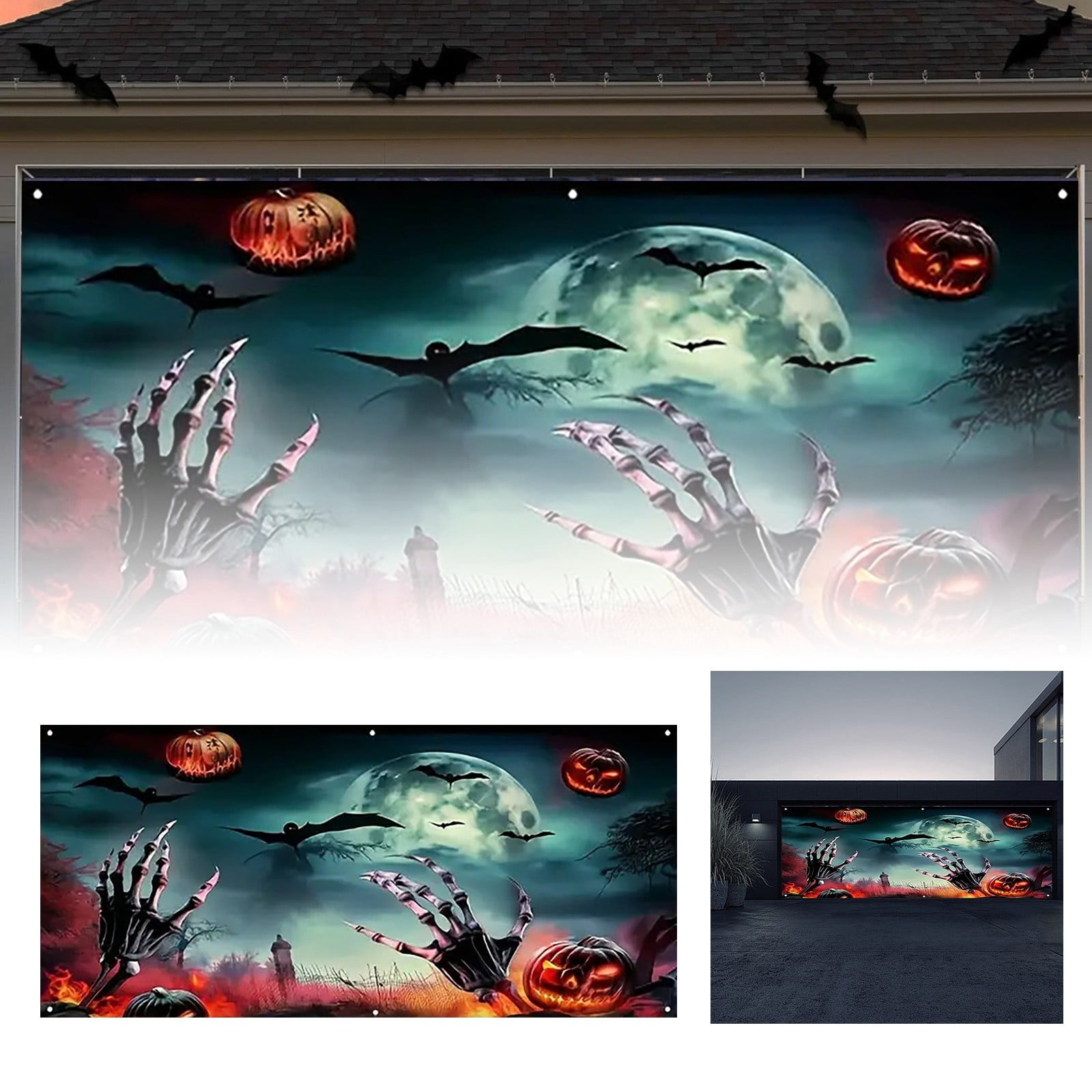 CHEEPUM Bear Flag Easter Banner Front Porch Happy Background Party ...