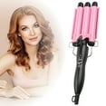 CHEEPUM Curling Rods Large Curling Wand "Achieve Stunning Water Ripple ...