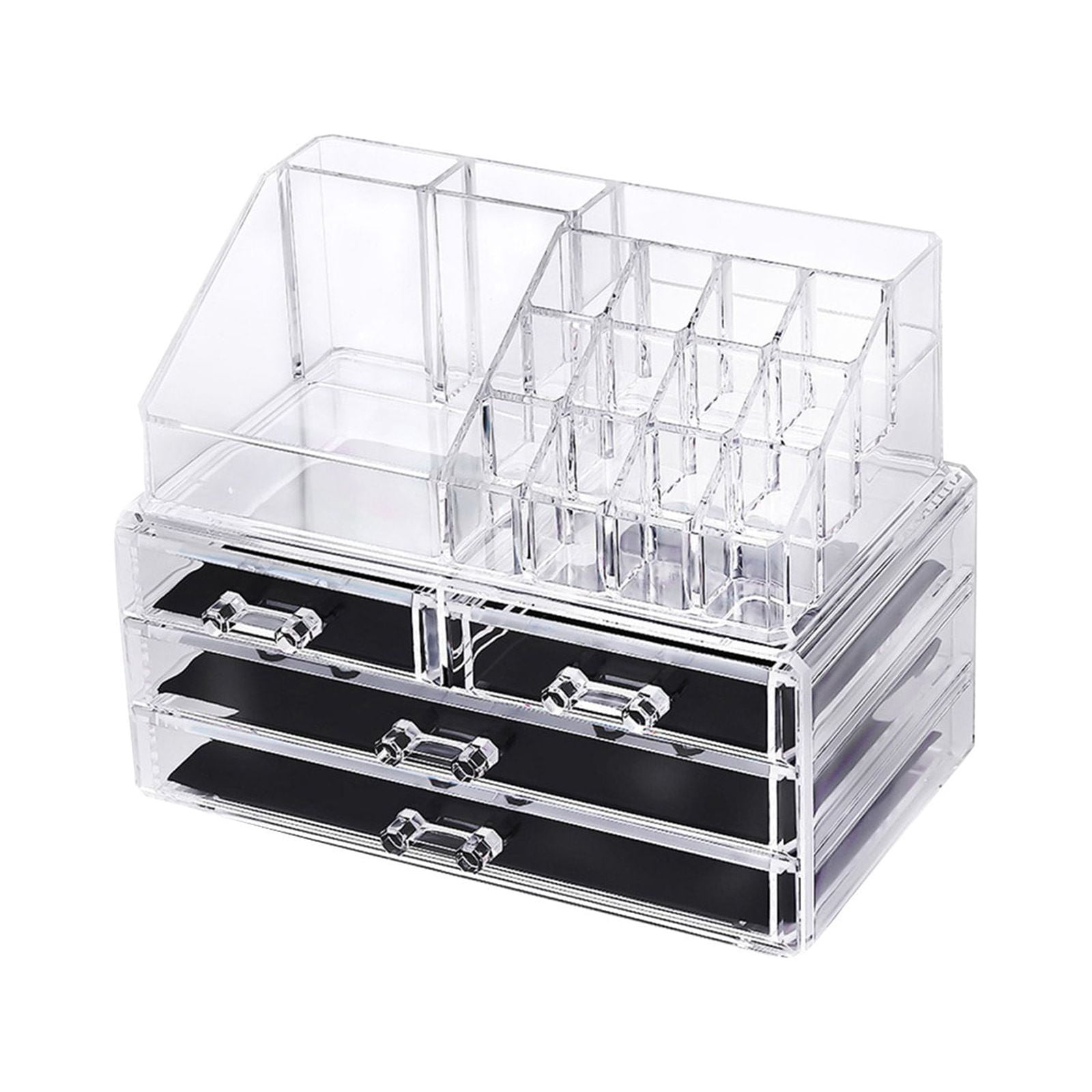 CHEEPUM Desktop Functional Transparent Acrylic Cosmetics Storage Box ...