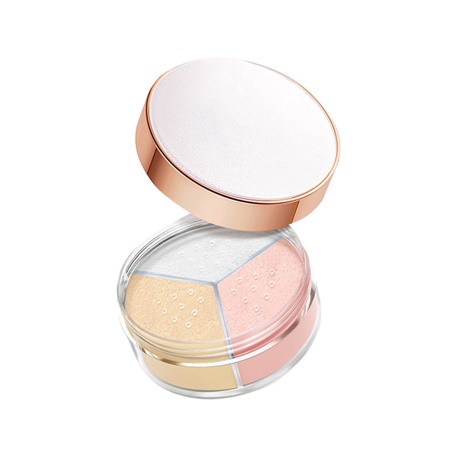 CHEEPUM Face Powder Makeup Three Different Color Lasting Carry Bright ...