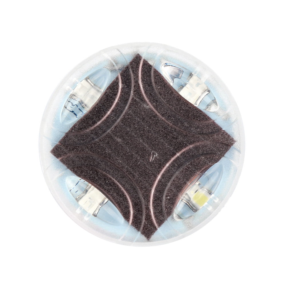 CHEEPUM Headlight 9007 Bulb 1× Car Auto Wheel Hub Tire Solar Color LED ...