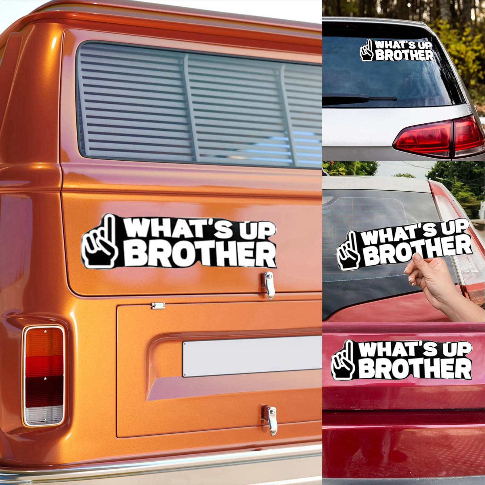 CHEEPUM Reflective Light Student Driver Window Cling Interesting ...