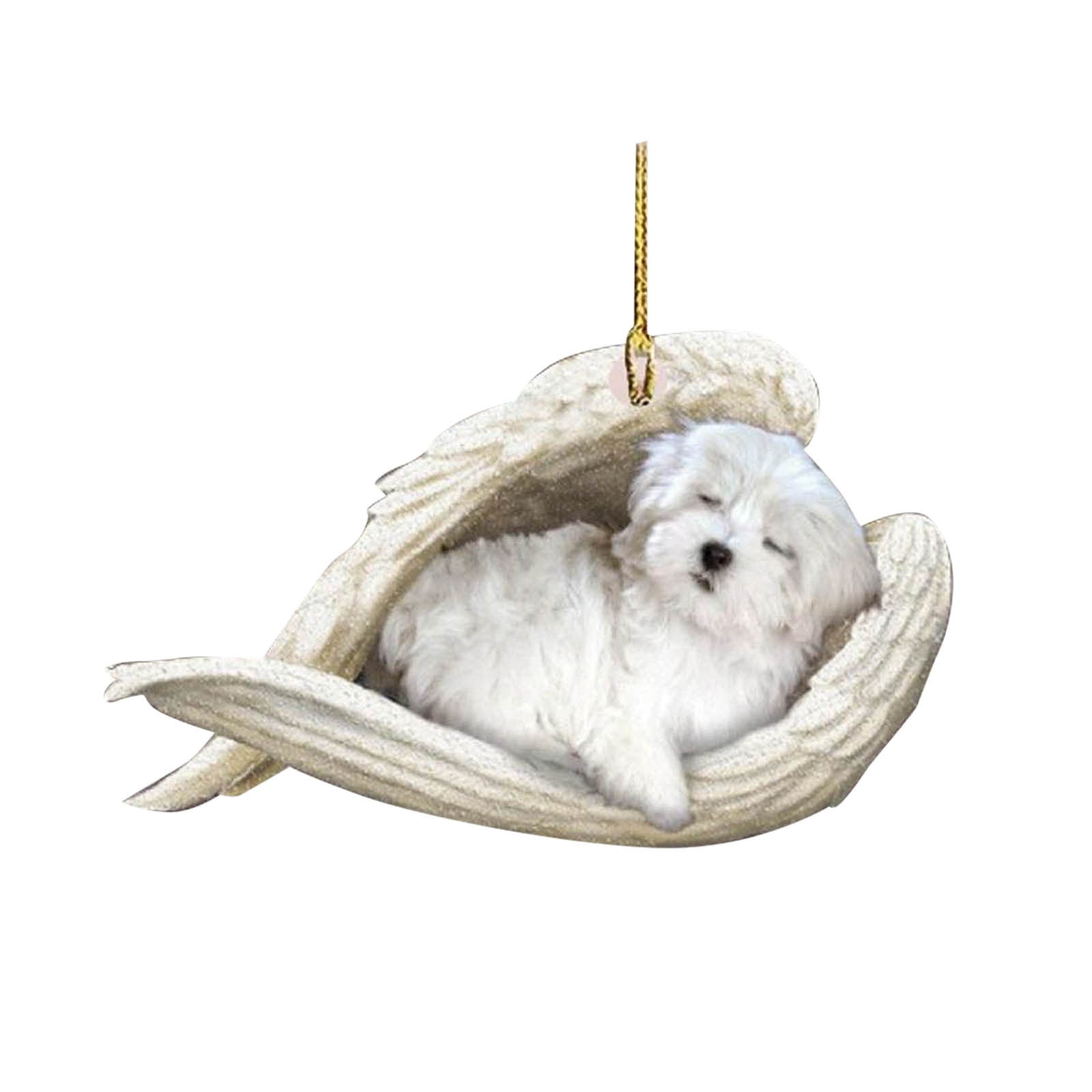 CHEEPUM Shelf Sitter Stained Glass Window Dog Acrylic Plane Pendant ...