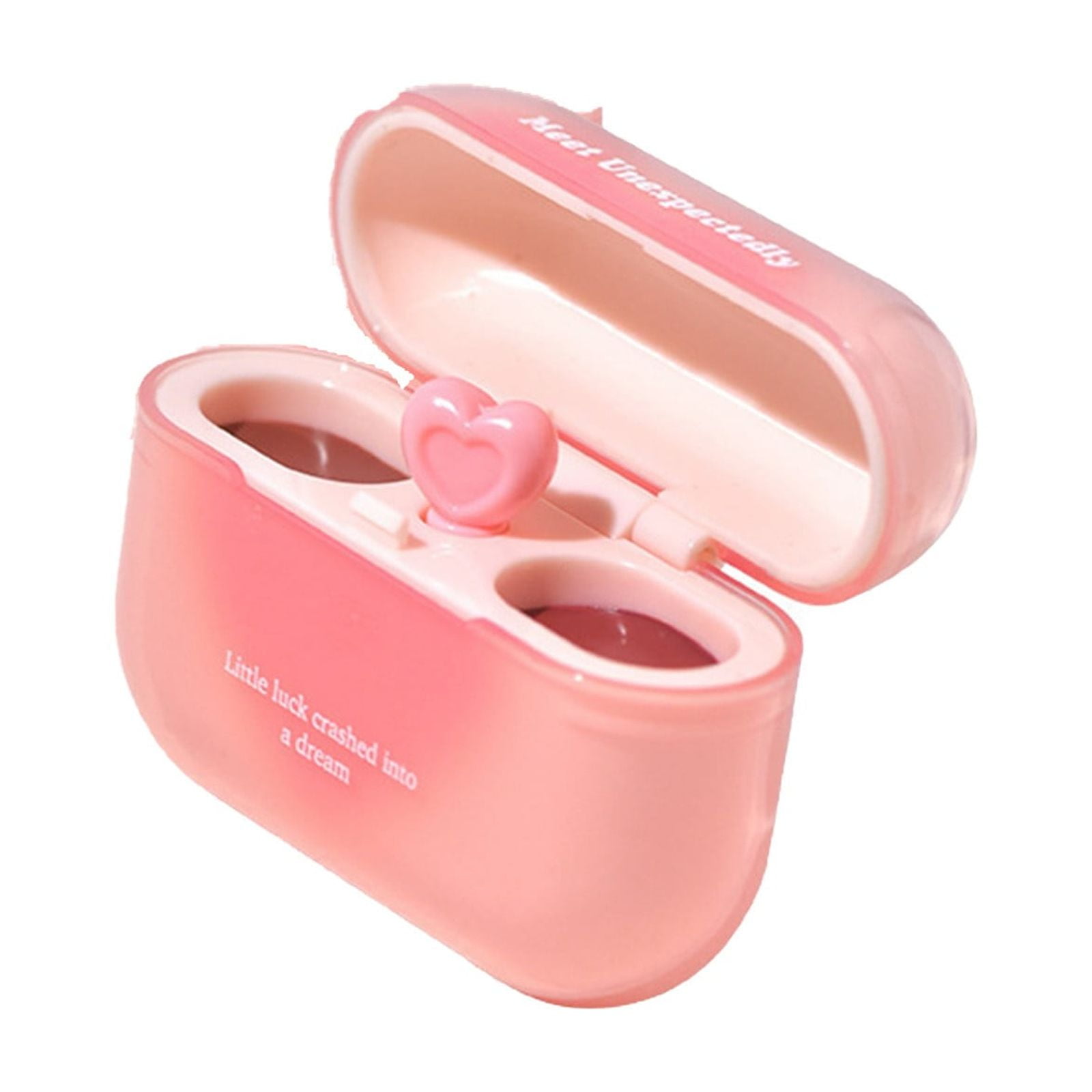 CHEEPUM Small And Portable Cloud Like Texture Double Mini Lip Gloss Wet ...