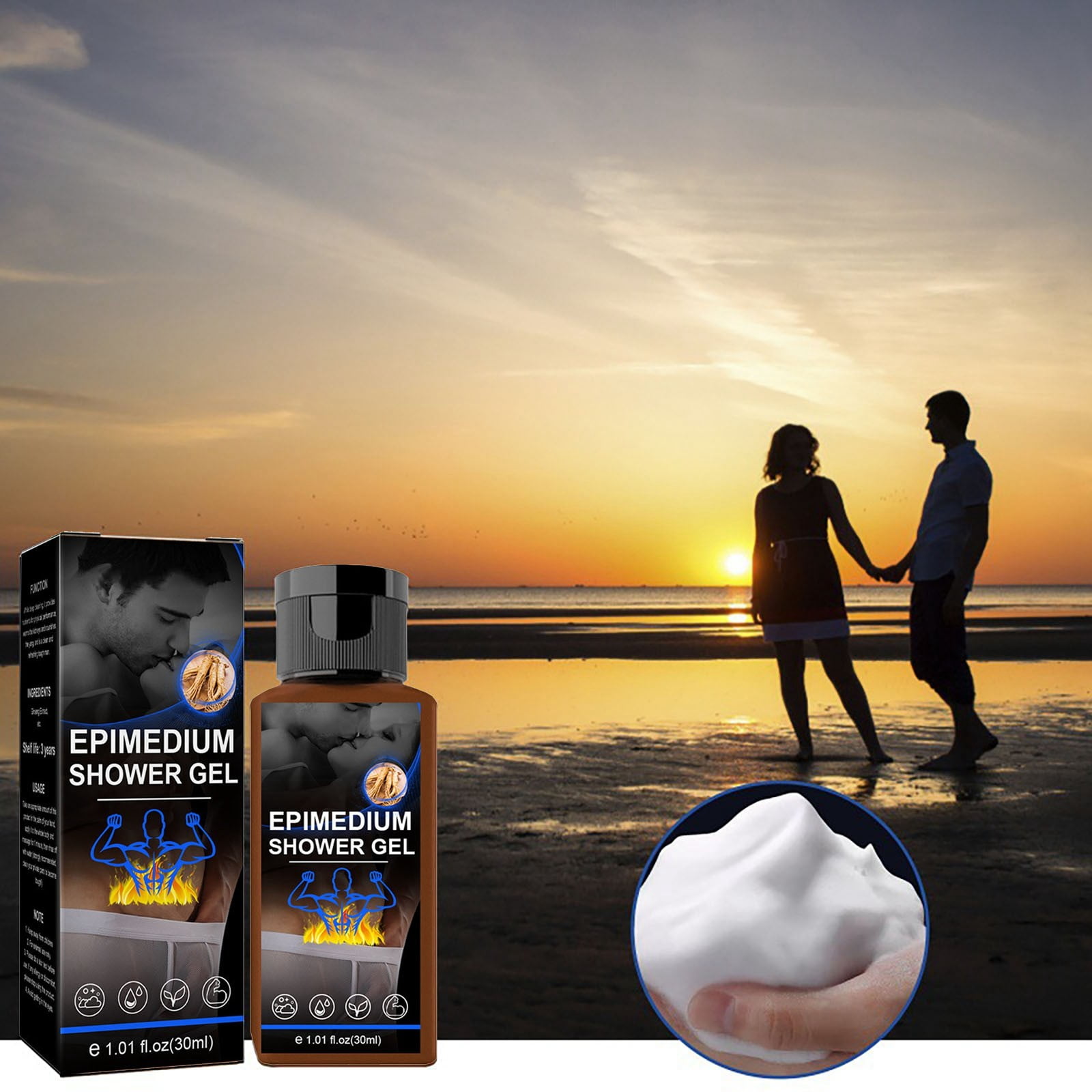 CHEEPUM Spa Tub for Girls Party Epimedium Men's Shower Gel Odor And ...