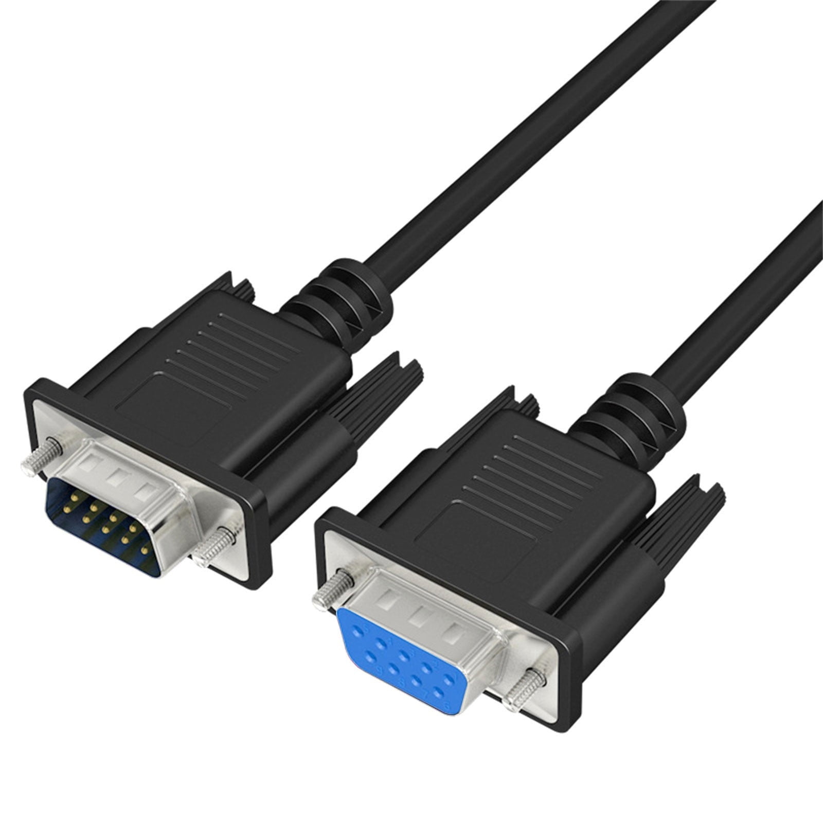 CHEEPUM Straight Through DB9 RS232 Serial Pure Copper Conductor-female ...