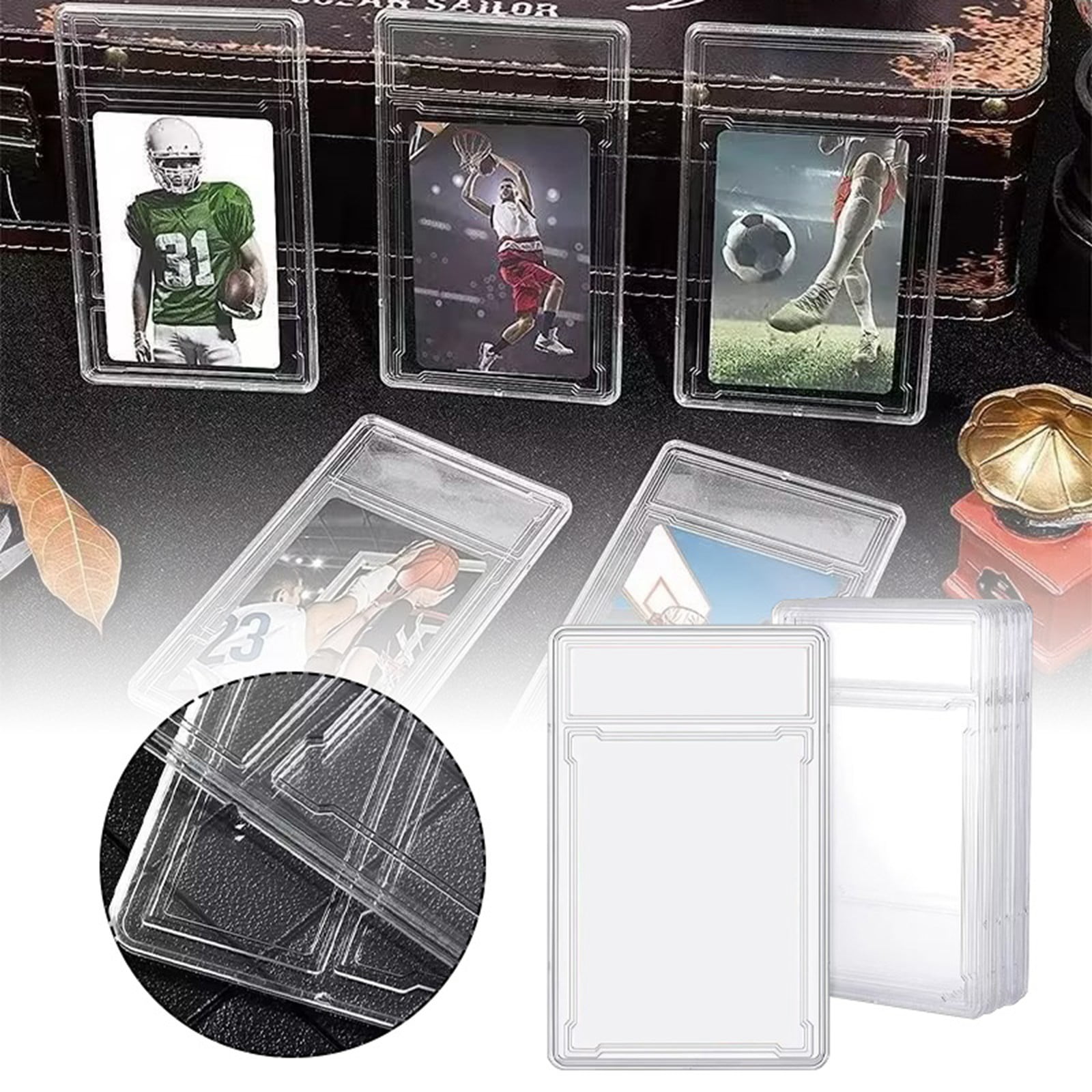 CHEEPUM Transparent Card Brick Protective For Collectible Cards Revoked ...