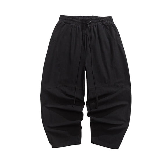 CHEEREAM Athletic Training Pants for Mens Drawstring Elastic Waist ...