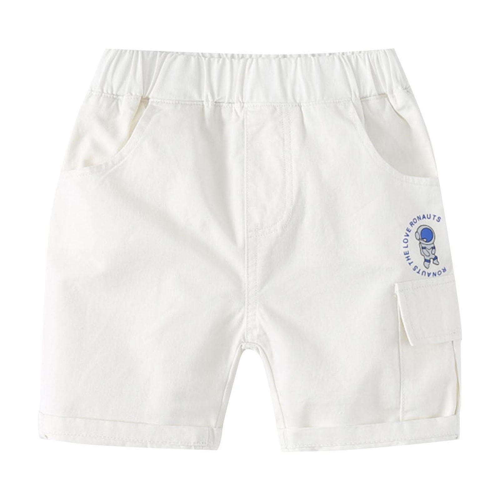 CHEEREAM Boy's Baggy Cargo Shorts Straight Leg Cool Shorts Flap Pocket ...