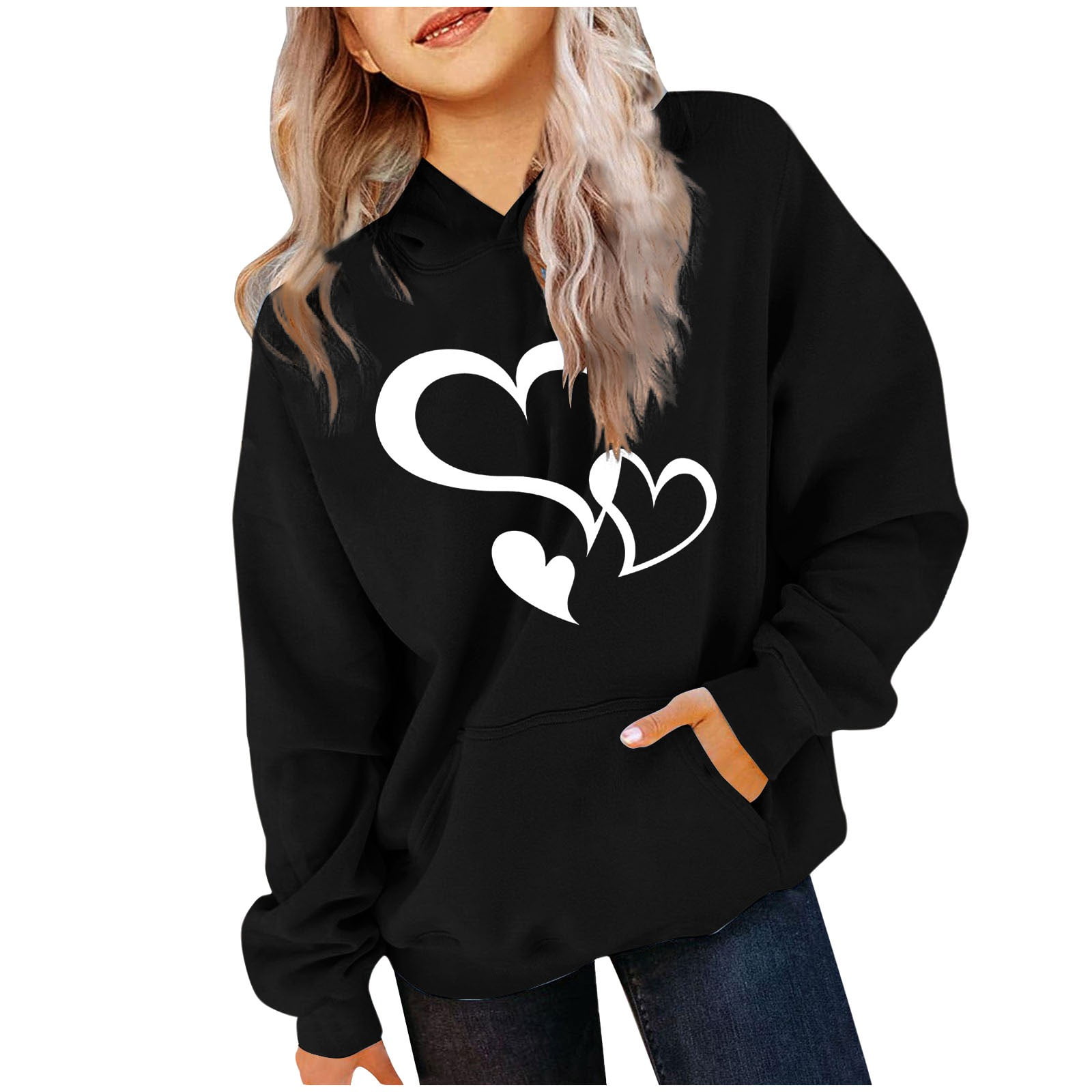 CHEEREAM Cute Hoodies for Teen Girls Trendy Preppy Hooded Sweatshirts ...