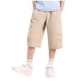 CHEEREAM Girls Baggy Shorts Wide Leg Active Ruffle Elastic Waist ...