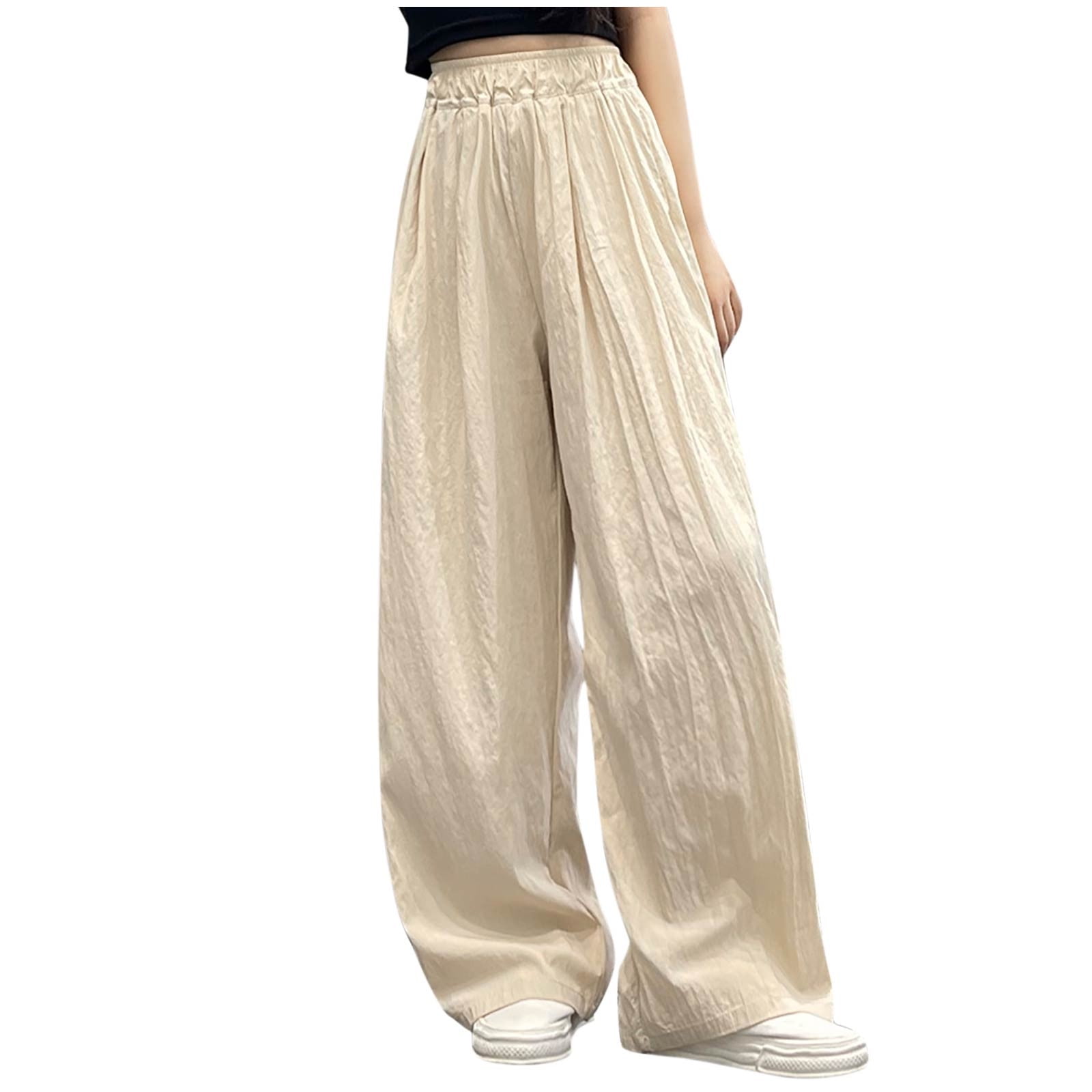 CHEEREAM Girls Wide Leg Pants Flowy Loose Palazzo Pants for Girls Kids ...