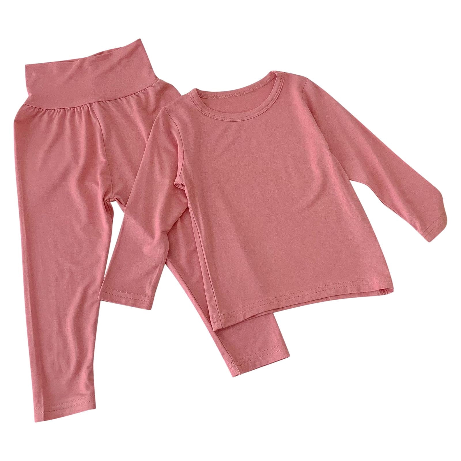 CHEEREAM Kid Girl Boys Fall Winter Thermal Underwear Long Sleeve Top ...