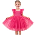 CHEEREAM Kids Cute Ruffle Elegant Summer Swing Birthday Party Dress ...