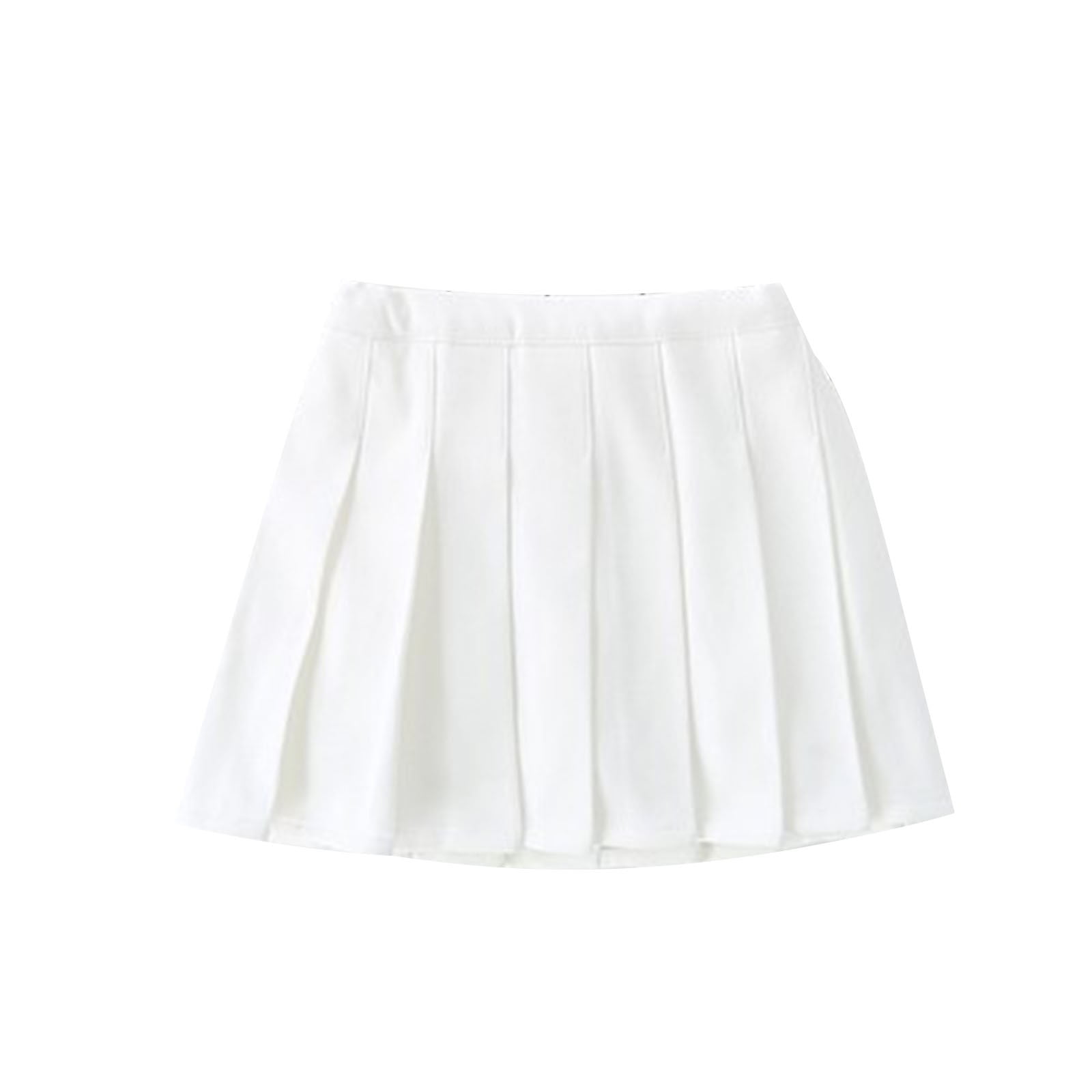 CHEEREAM Little Big Girls' Adjustable Waist Pleated Mini Short Kid ...