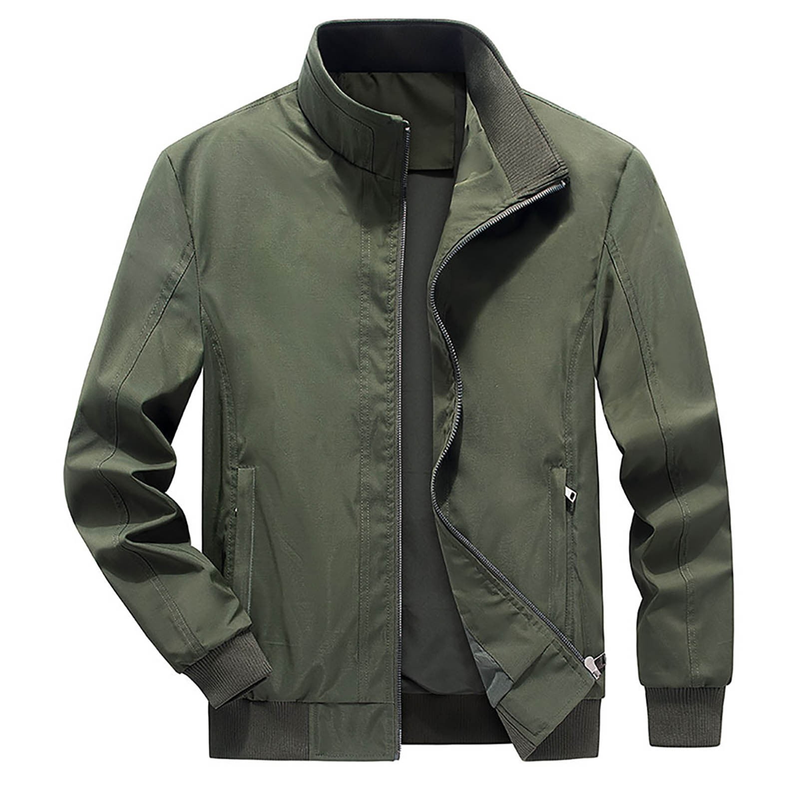 CHEEREAM Men's Lightweight Jackets Casual Windbreaker Stylish Light ...