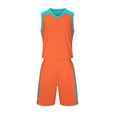 CHEEREAM Soccer Jerseys Sets for Kids Crew Neck Sleeveless Tank Tops ...
