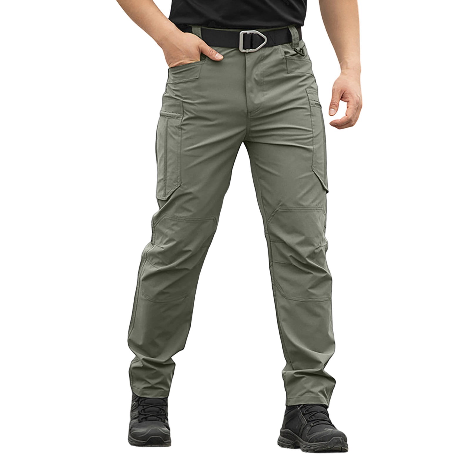 CHEEREAM Cargo Pants for Mens Straight Leg Waterproof Trouser with ...