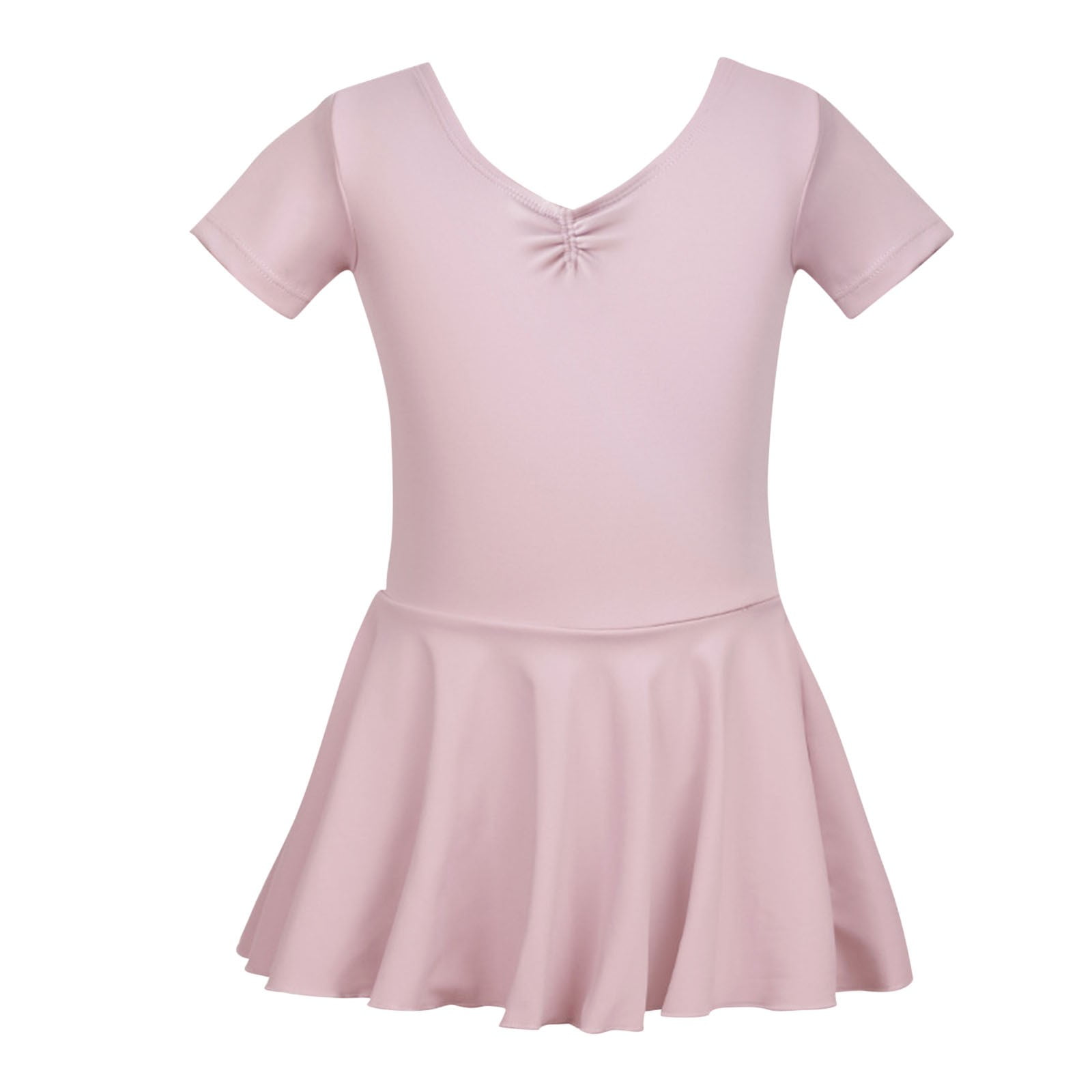 CHEEREAM Toddler Girls Ballet Leotards with Skirt Summer Classic Short ...