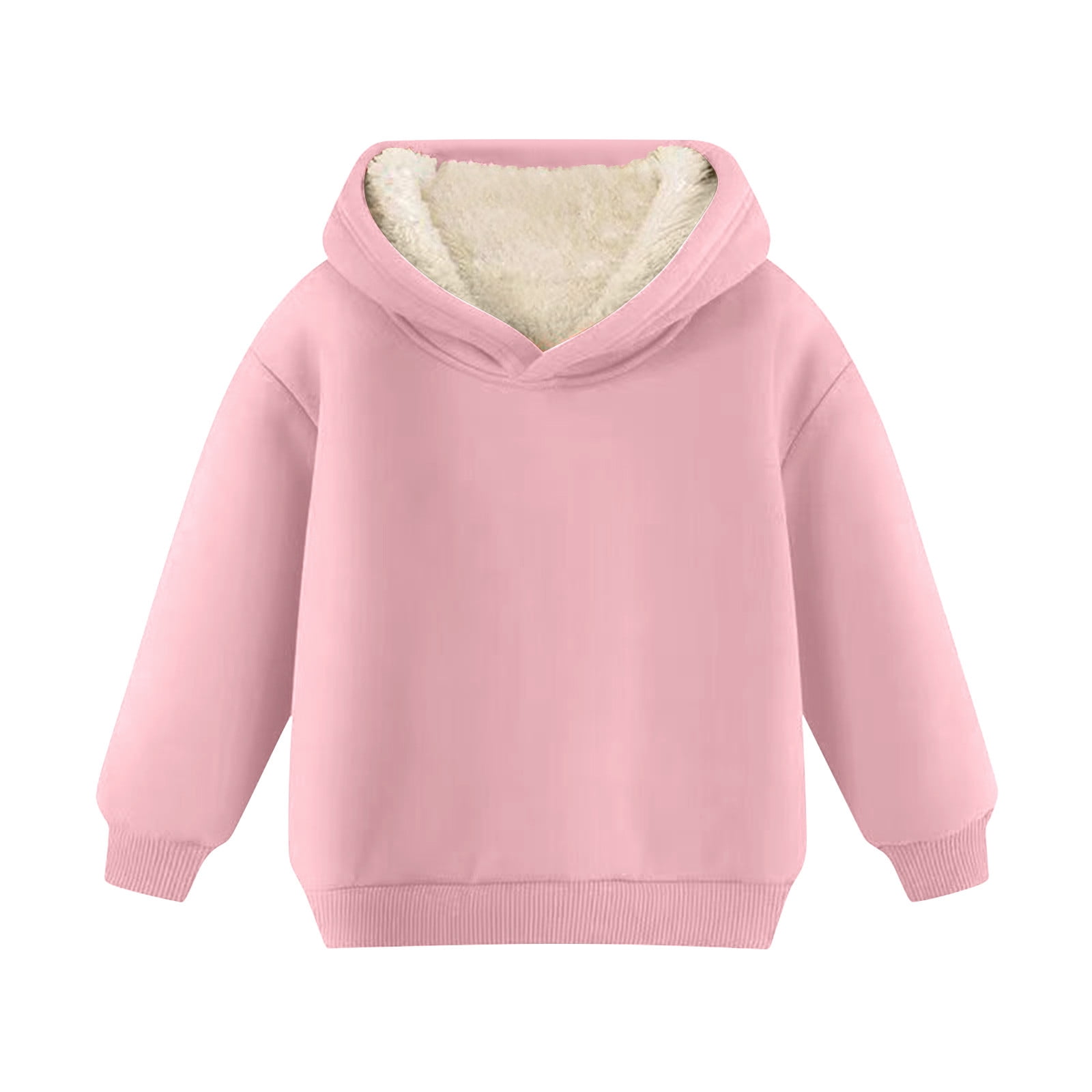CHEEREAM Unisex Boys Girls Fleece Lined Sherpa Hoodie Kids Warm Winter ...