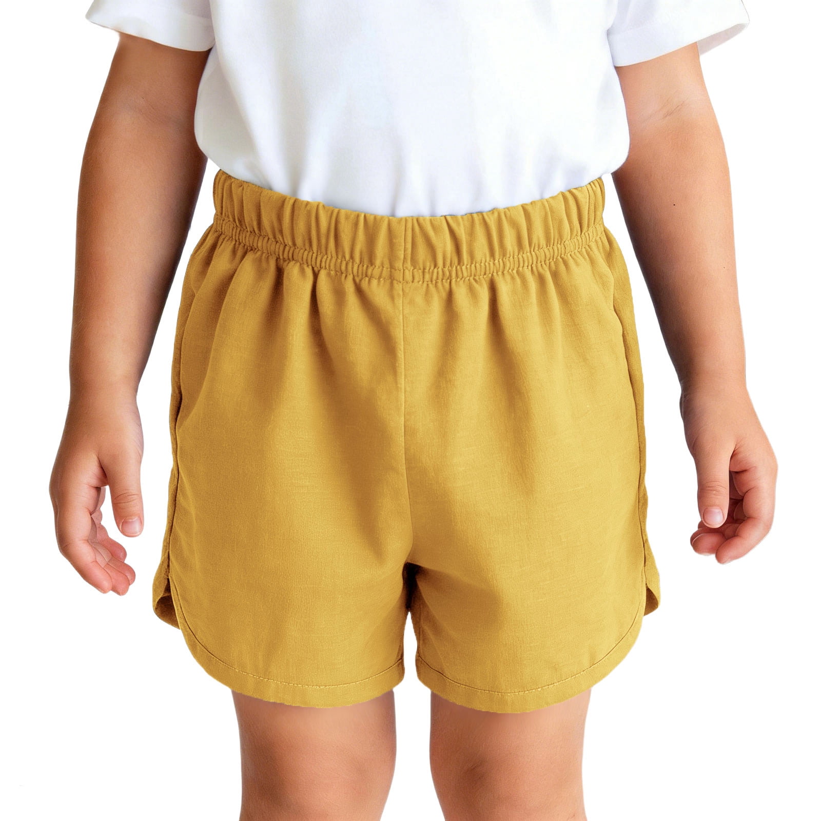 CHEEREAM Wide Leg Shorts For Kids Elastic Waist Baggy Sport Bottoms ...