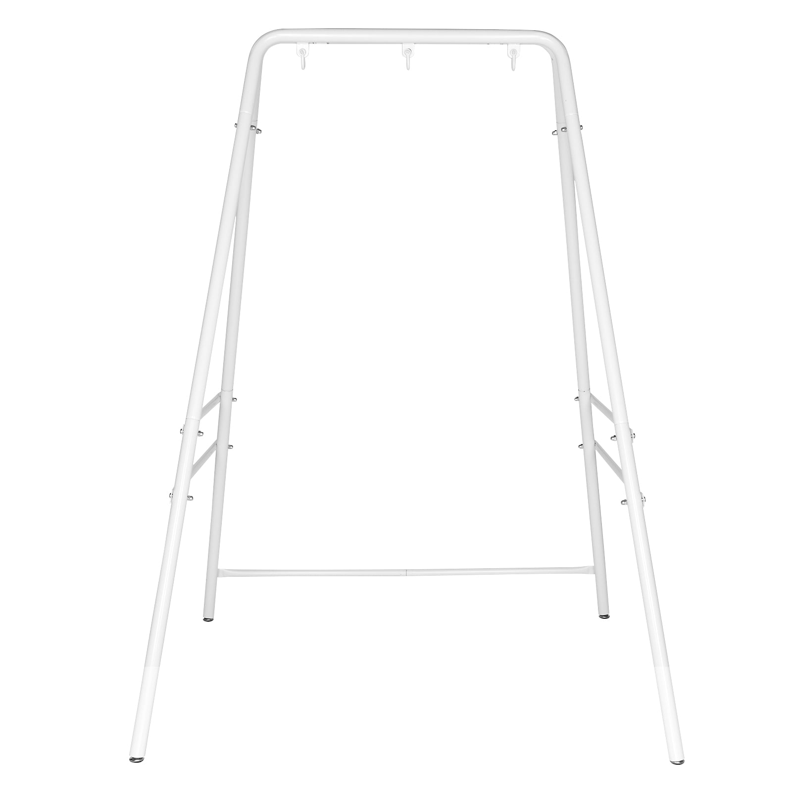 CHEERFUN 133x137x180cm Wrought Iron Hanging Chair Frame, Four-Legged ...