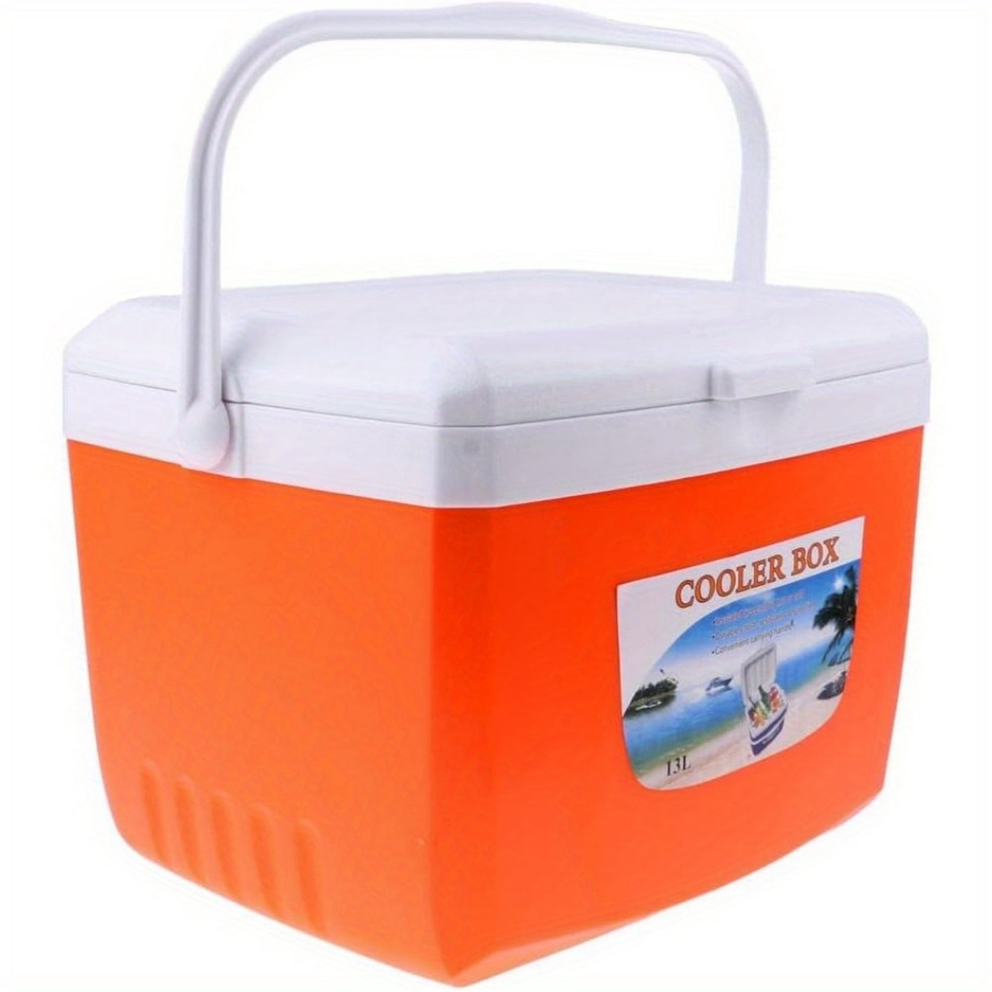 CHEERFUN 13L Picnic Insulated Box, Portable Fresh-Keeping Cooler ...