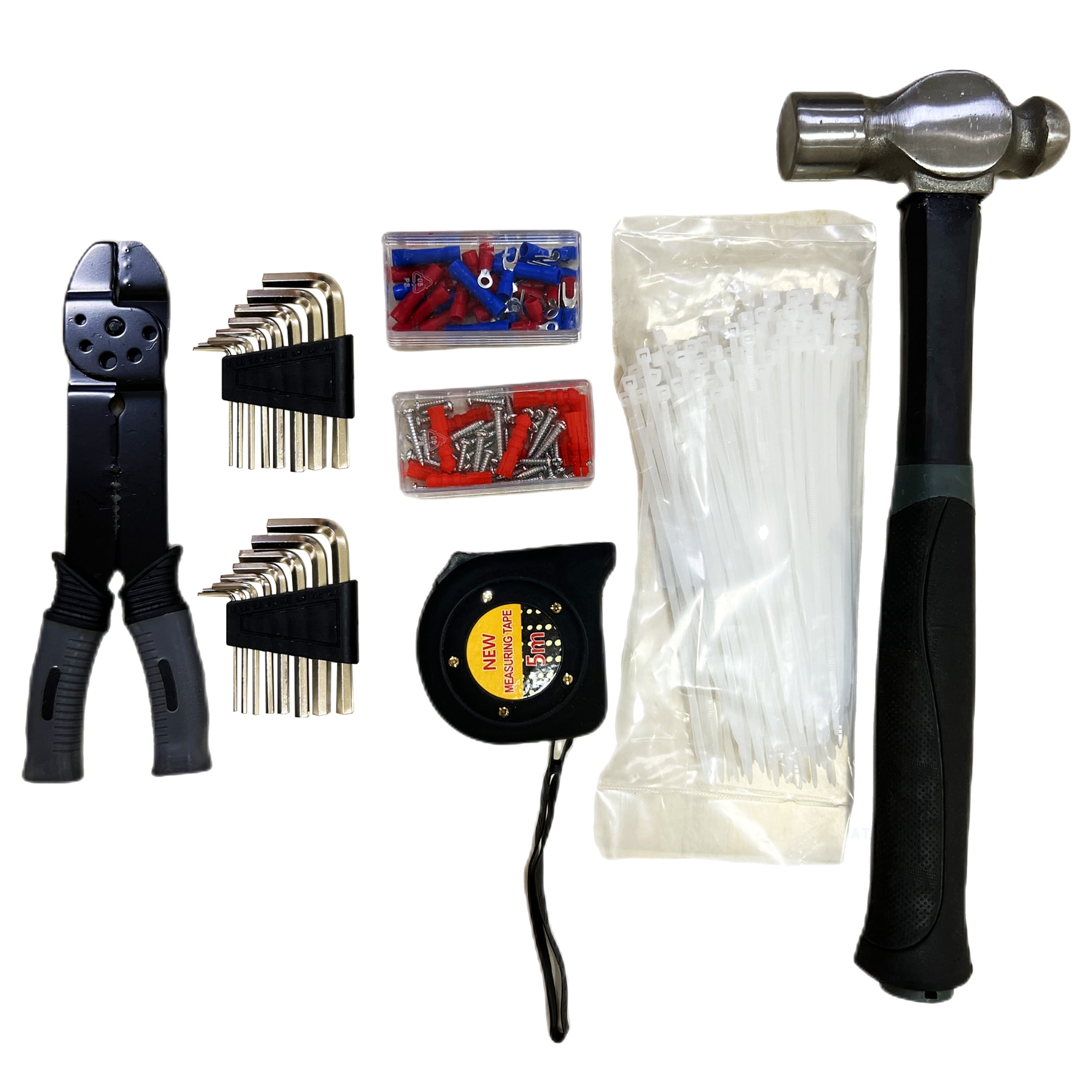 CHEERFUN 3 Drawers Tool Box with Tool Set - Complete DIY Kit with ...