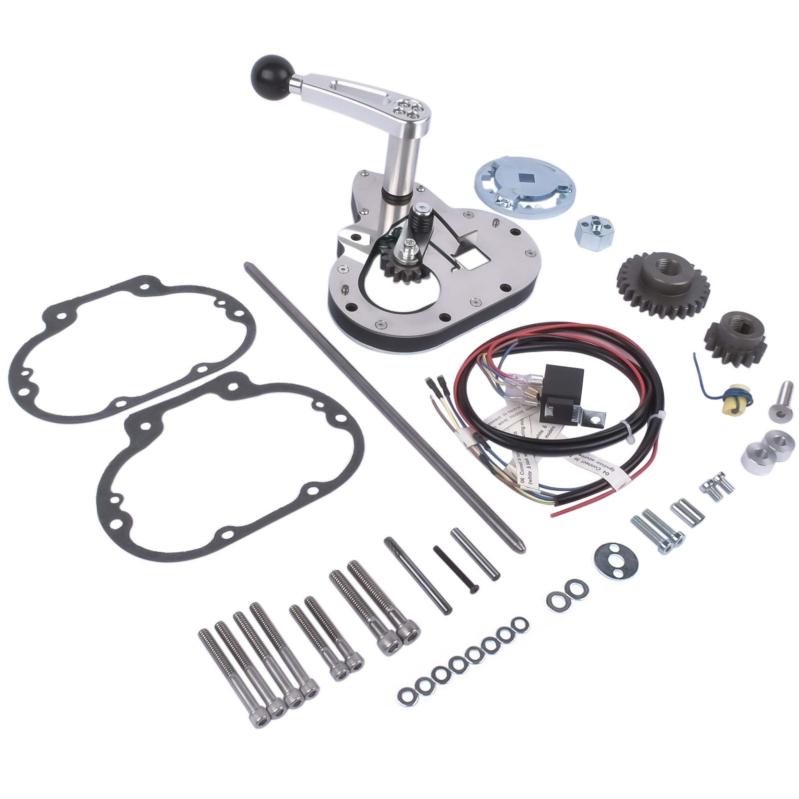 CHEERFUN 6-Speed Reverse Gear Kit for Harley Davidson with Black Knob ...