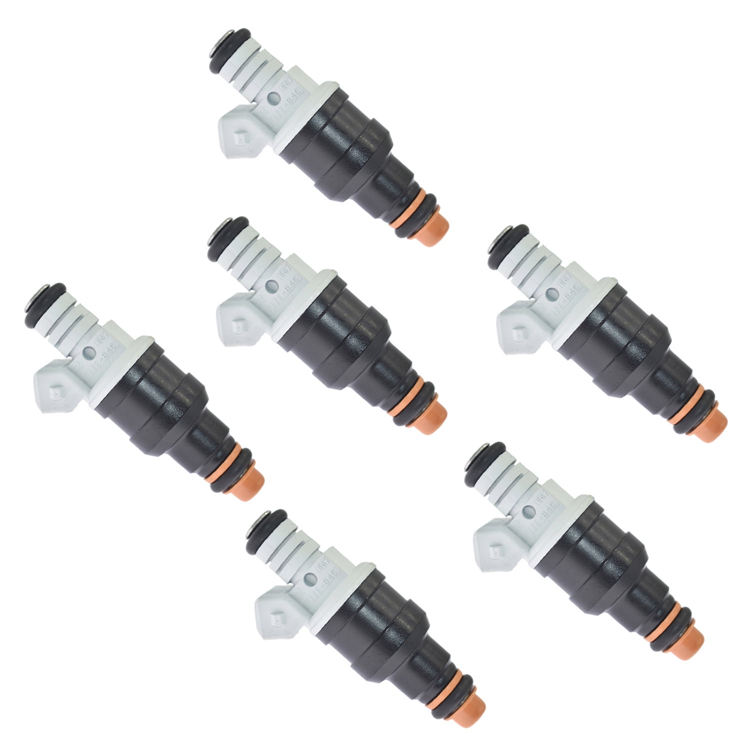 CHEERFUN 6Pcs Fuel Injectors F1ZE-B4C for Ford 6 Cyl 3.8L 4.9L Engine ...