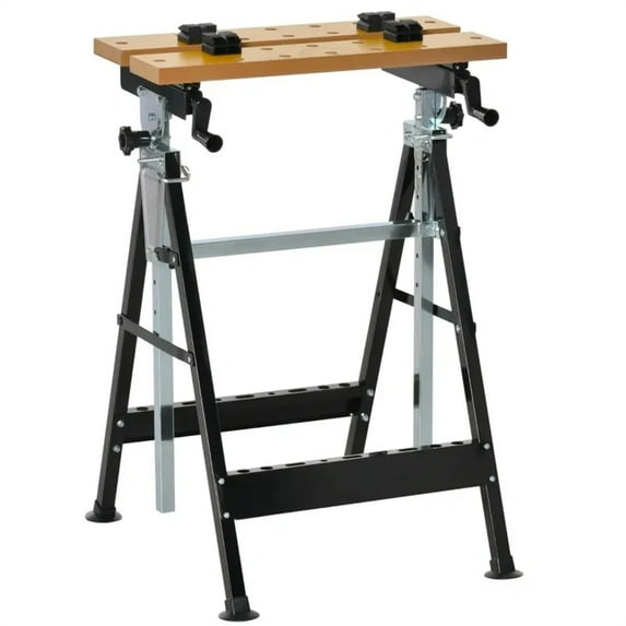 CHEERFUN Adjustable Carpenter Workbench with Protractor and Folding ...