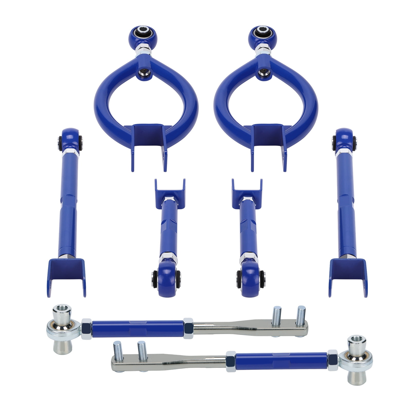 CHEERFUN Adjustable Front Tension Rod Rear Camber Toe Traction Arms Kit ...