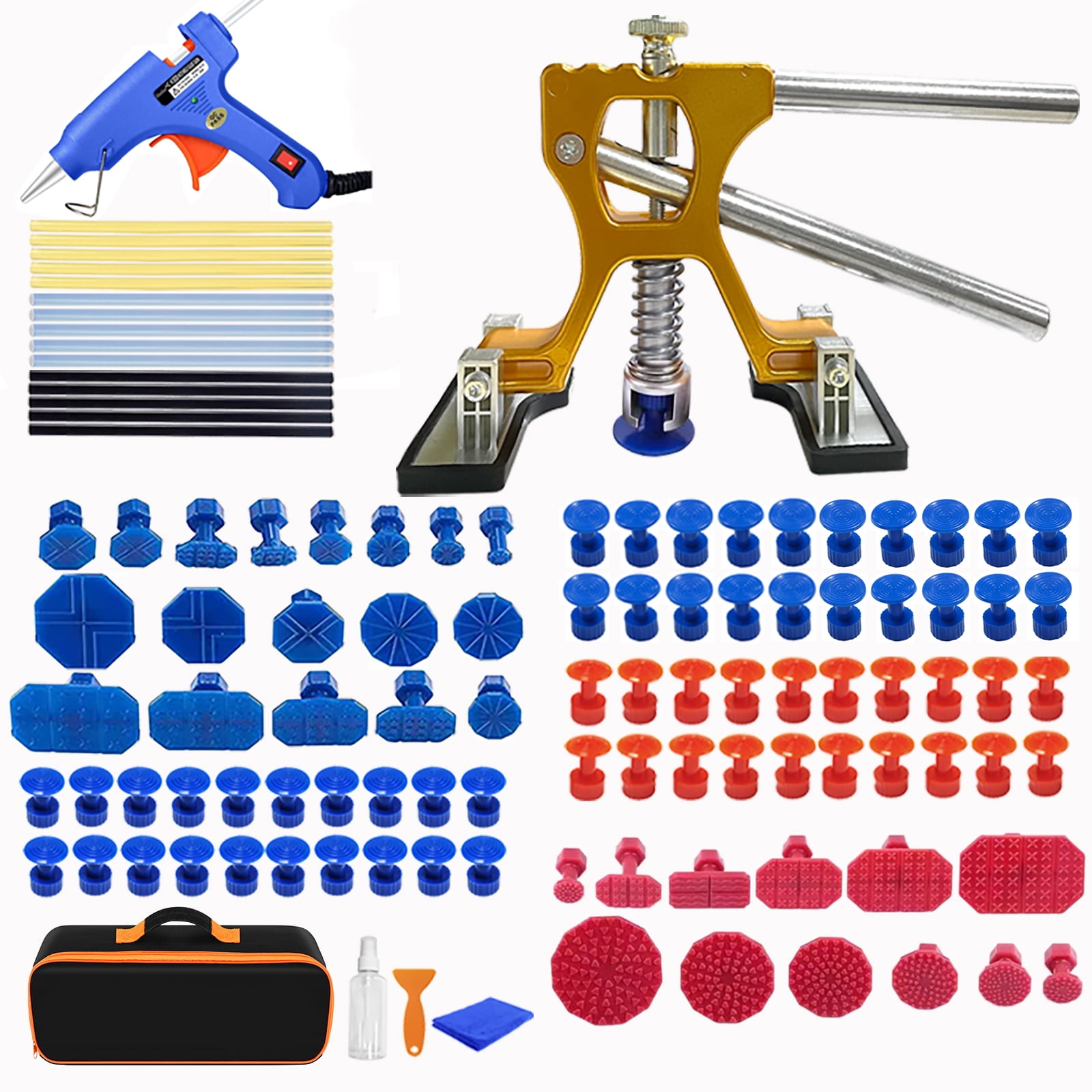 CHEERFUN Automotive Dent Remover Kit - Gold Lifter Dent Puller with ...