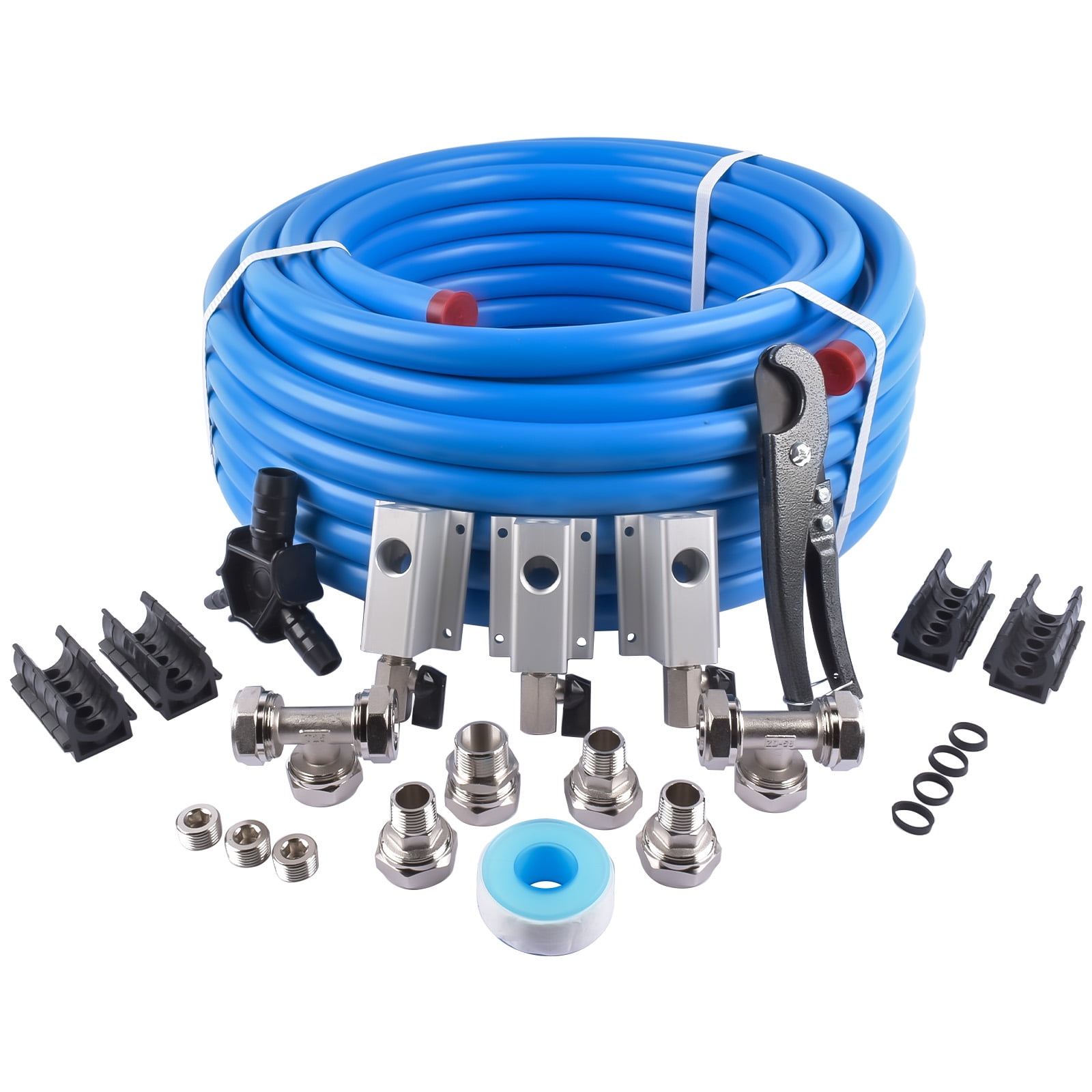 CHEERFUN Compressed Air System Master Kit for M7500 3/4 Inch Pipe x 100 ...