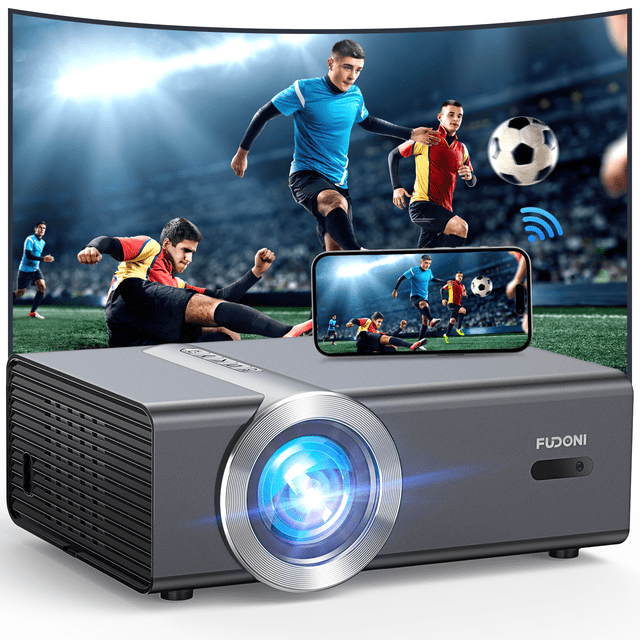 CHEERFUN [Electric Focus/Auto Keystone] 1080P Projector with WiFi ...