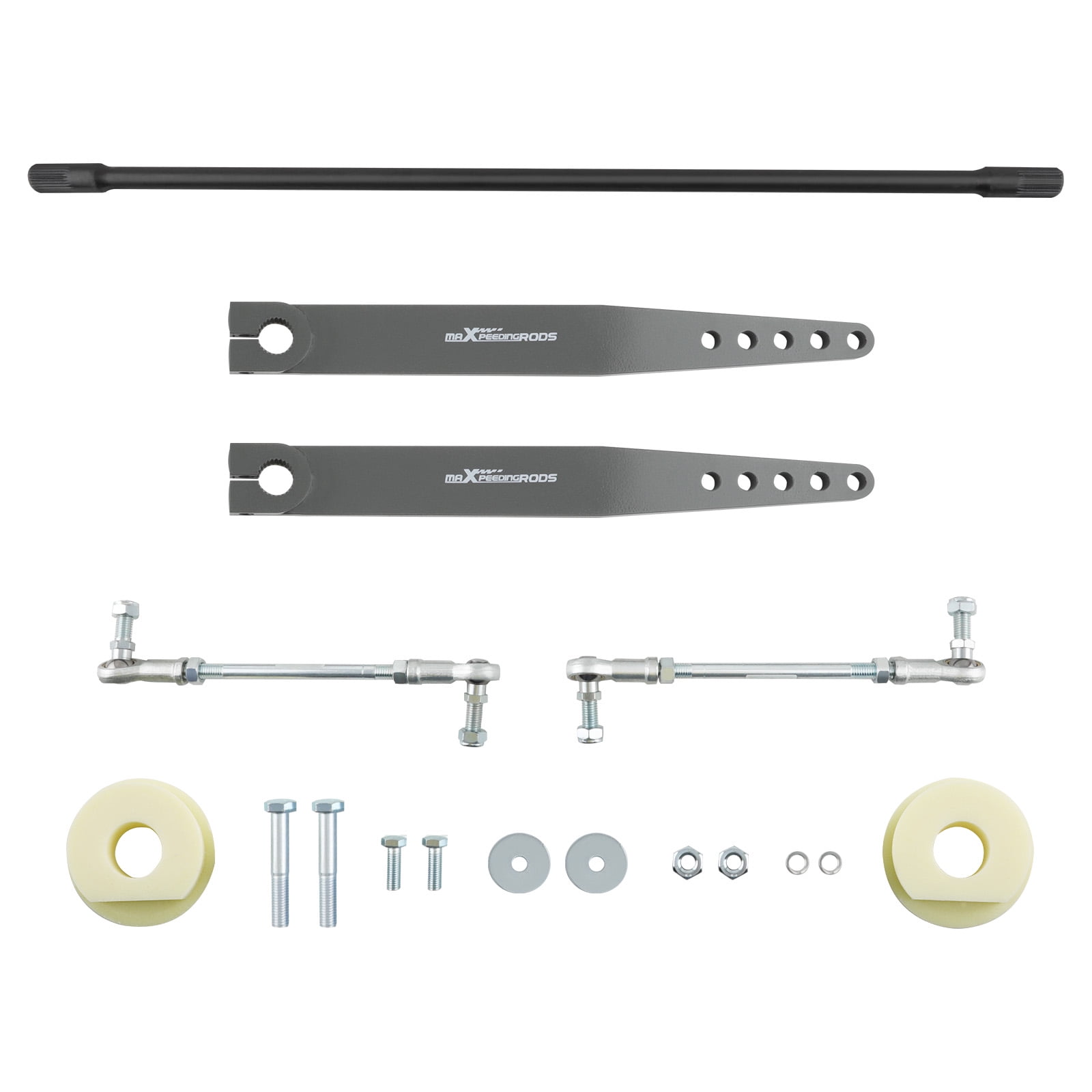 CHEERFUN Front Sway Bar Kit with Steel Arms for Jeep Wrangler TJ LJ ...