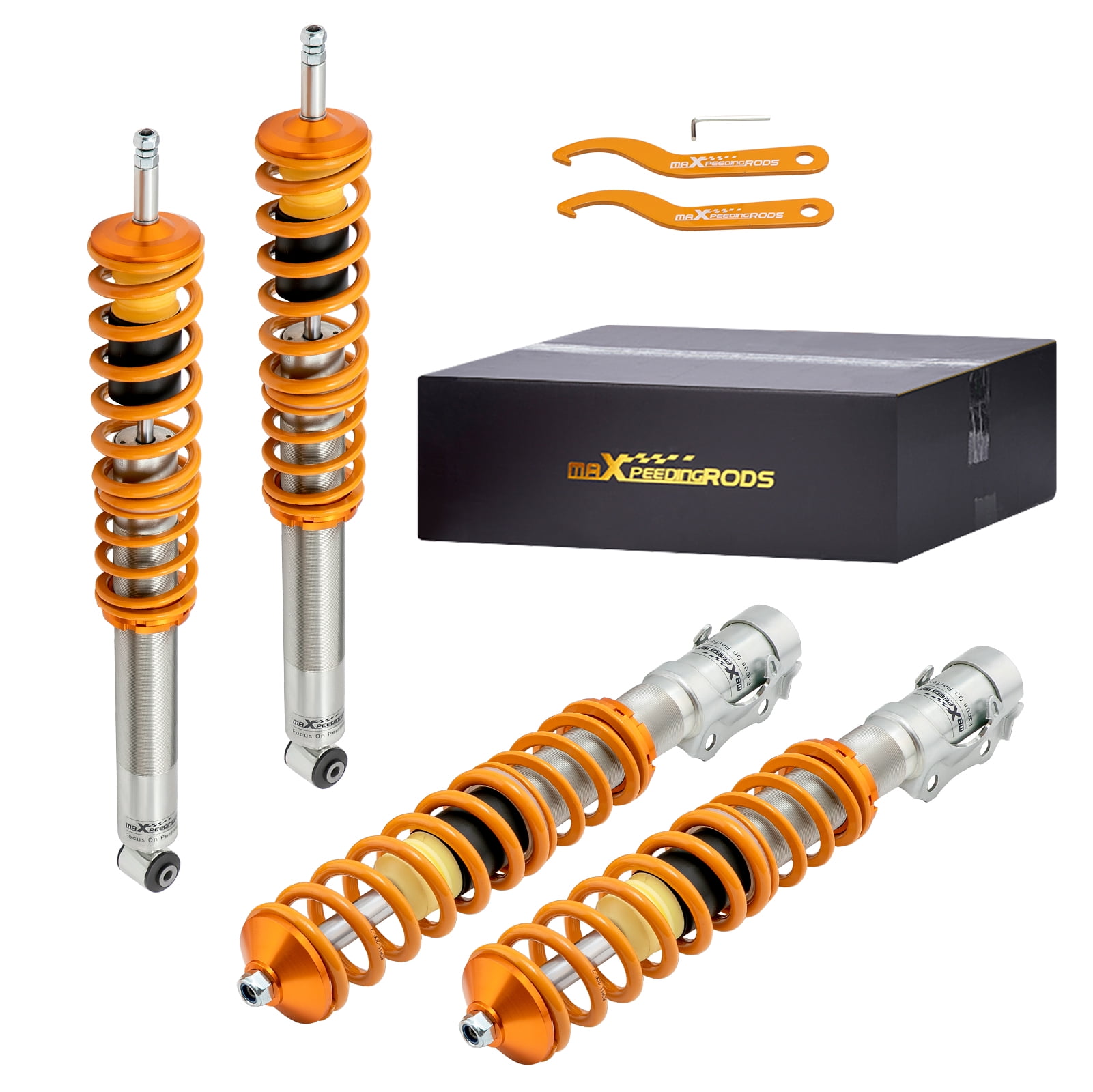 CHEERFUN Lowering Suspension Coilover Kit for VW MK2 Vento MK3 Golf ...