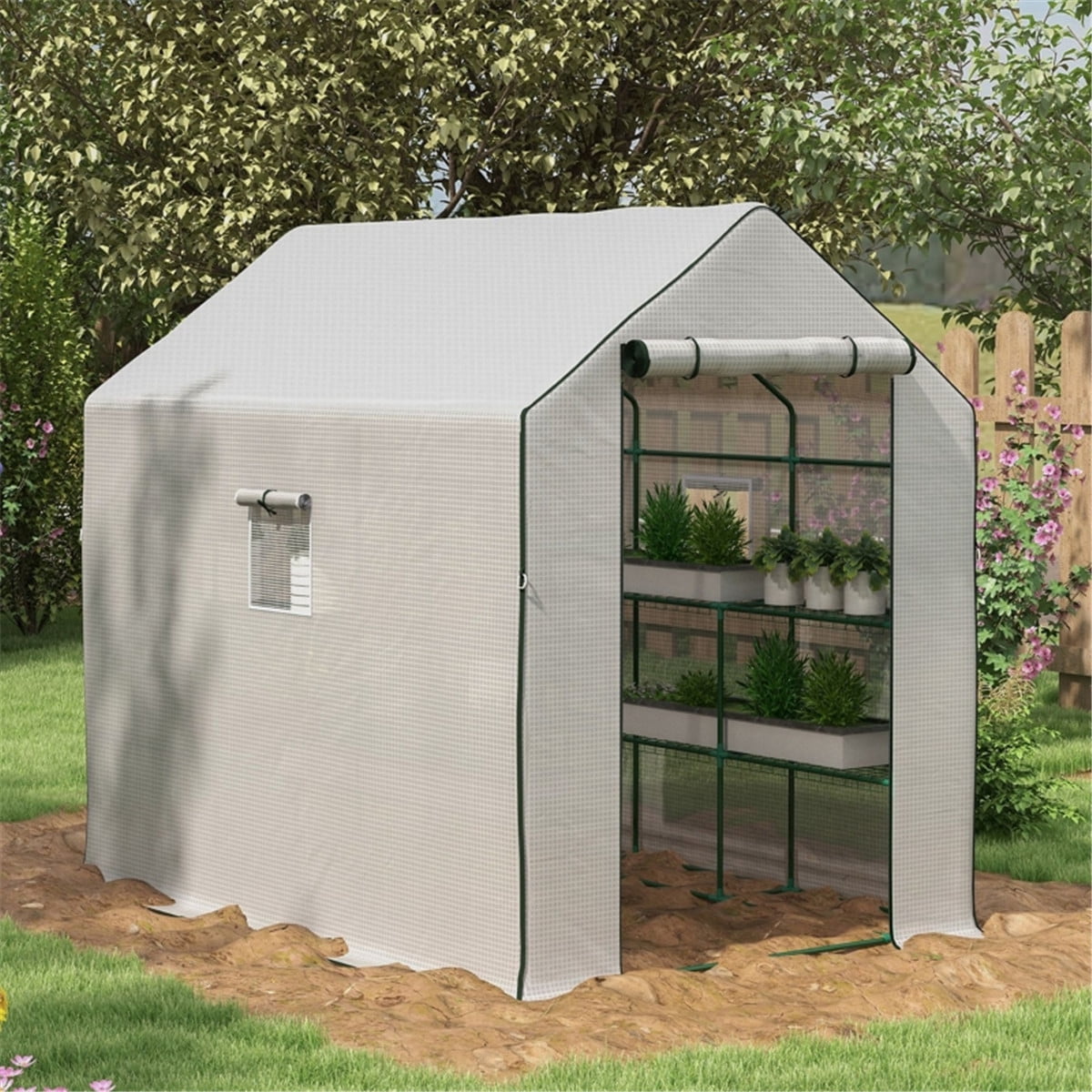 CHEERFUN Mini Greenhouse for Outdoor Gardening, Portable Plant Shelter ...