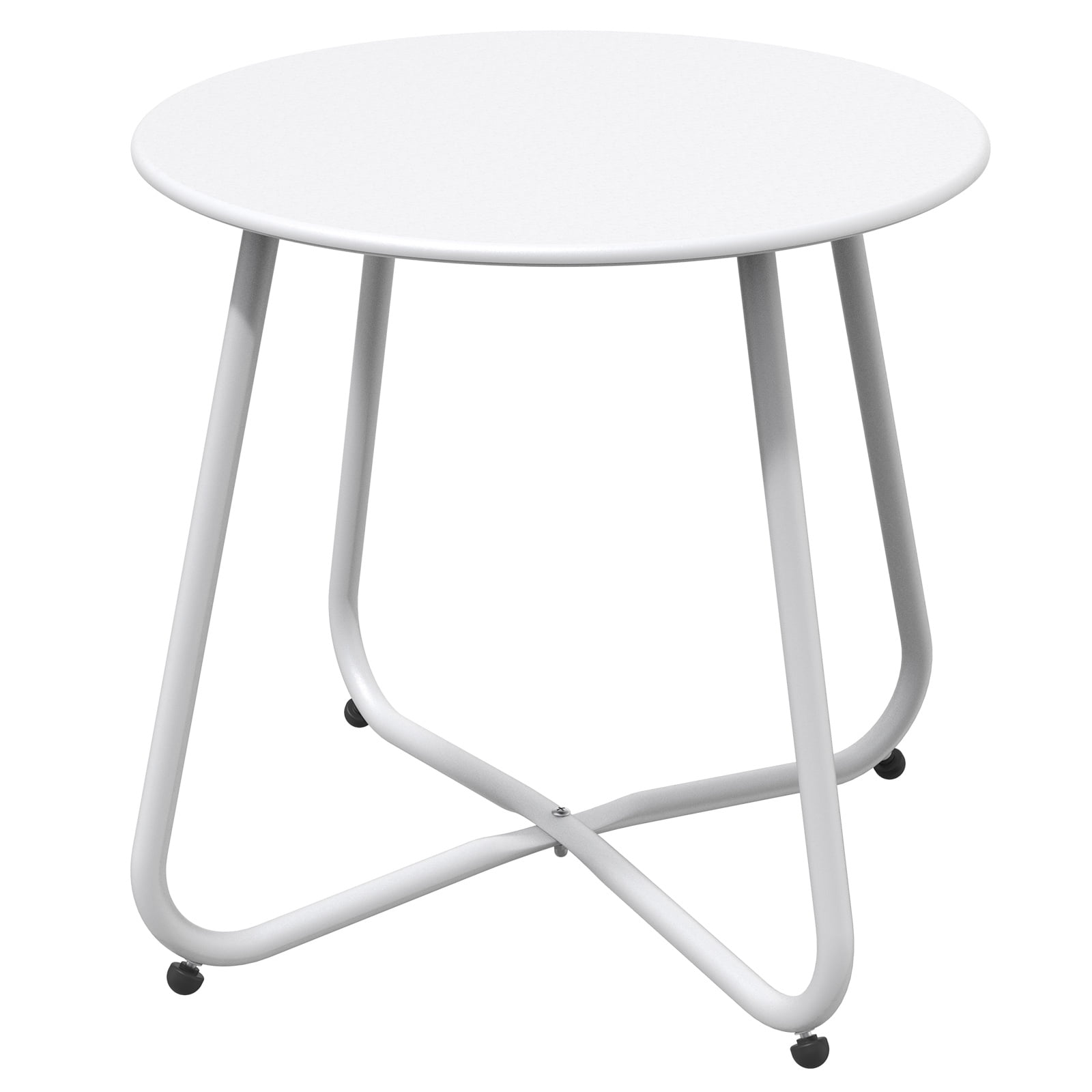 CHEERFUN Mydepot SR Steel Patio Side Table, Weather Resistant Outdoor ...