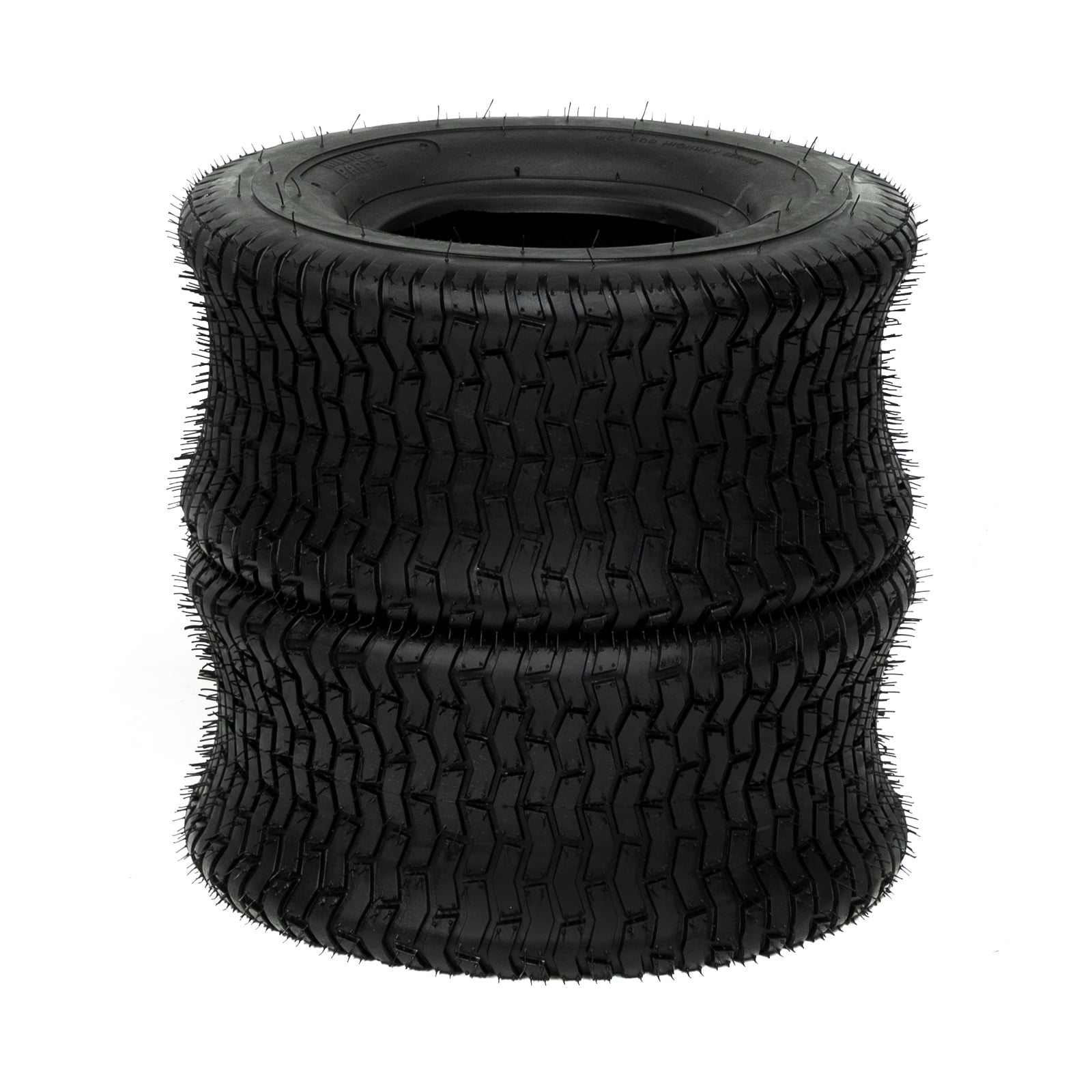 CHEERFUN Pair of 18X9.50-8 4PR Lawn Mower Tires Tubeless P512 with 7 ...