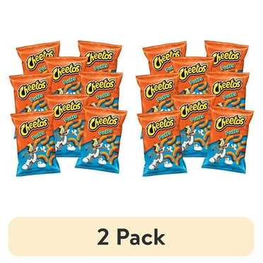 Cheetos Jumbo Puffs Cheese Flavored Puffed Snack Chips, 0.875 oz Bags ...
