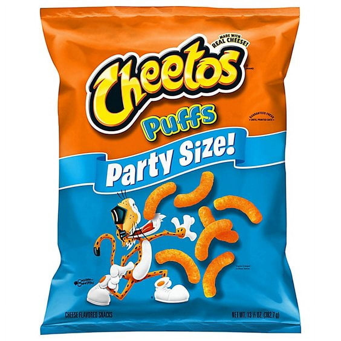 CHEETOS Snacks Cheese Flavored Puffs Party Size - 13.5 Oz - Walmart.com