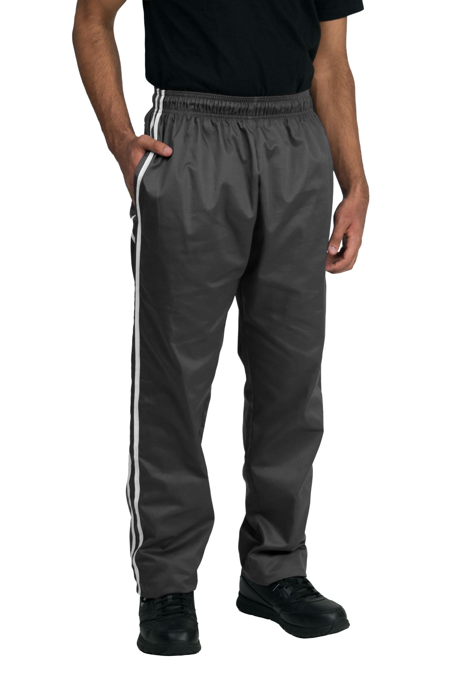 Chef Code Classic Baggy Chef Pants with Elastic Waist and Drawstring ...