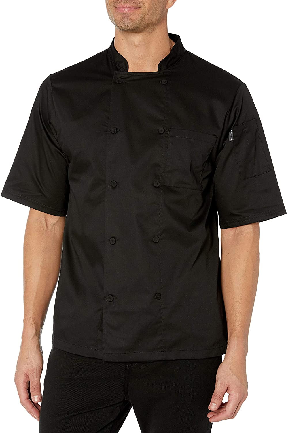 CHEF CODE men's short sleeve unisex cool breeze chef coats - Walmart.com