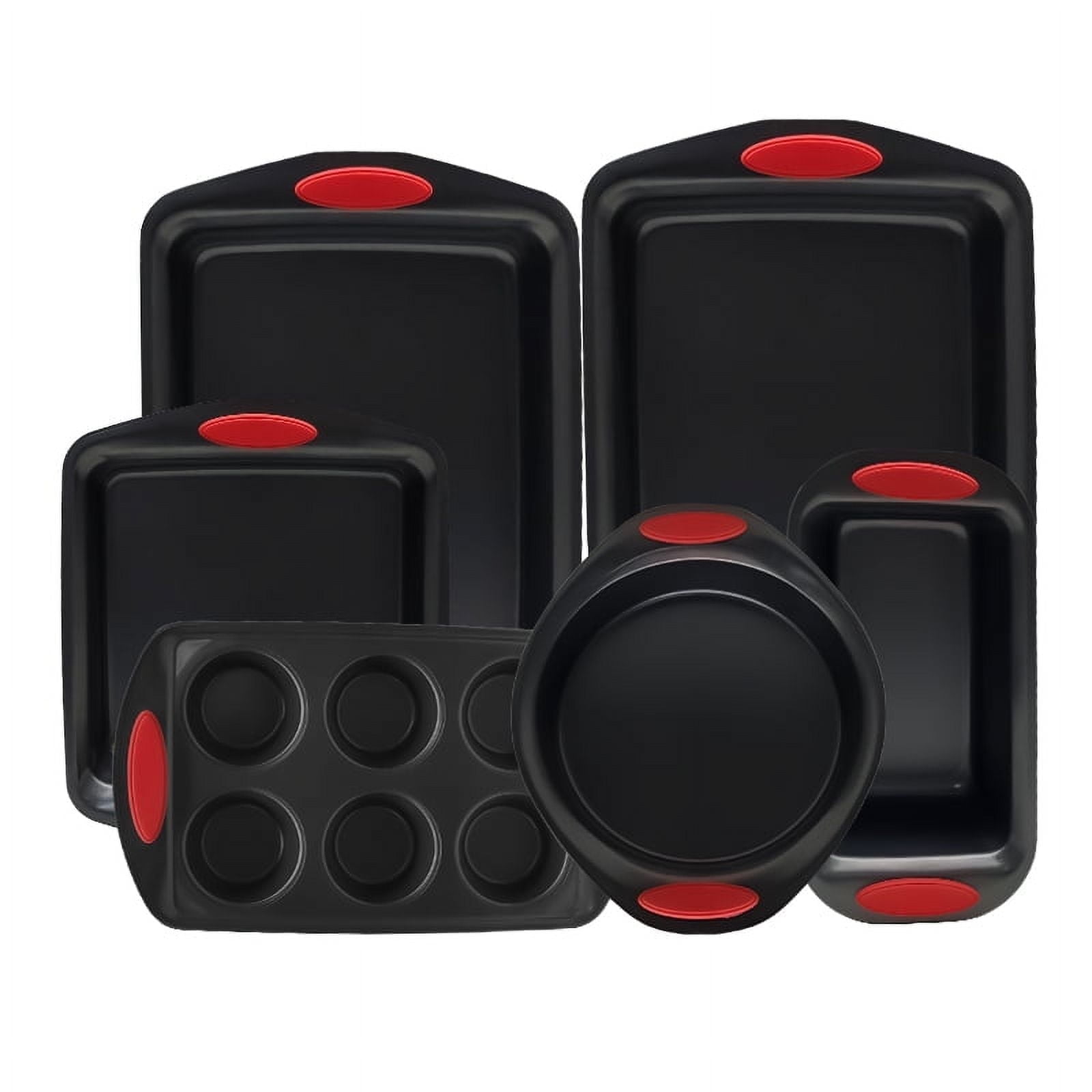 CHEF LANG Nonstick Bakeware Set - 6 Piece Baking Pan Tray Set With ...
