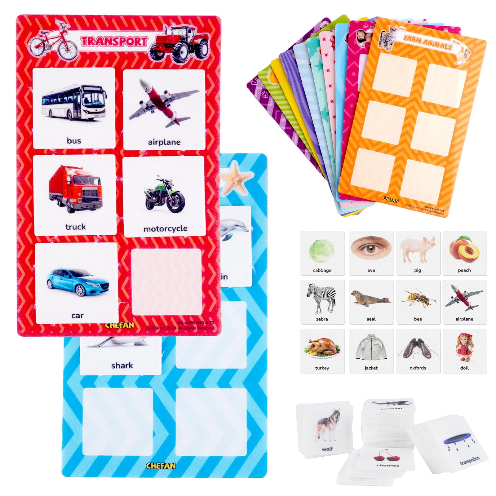 CHEFAN Sorting Toy for STF9 Toddlers, 12 Themes Learning Education Toys ...