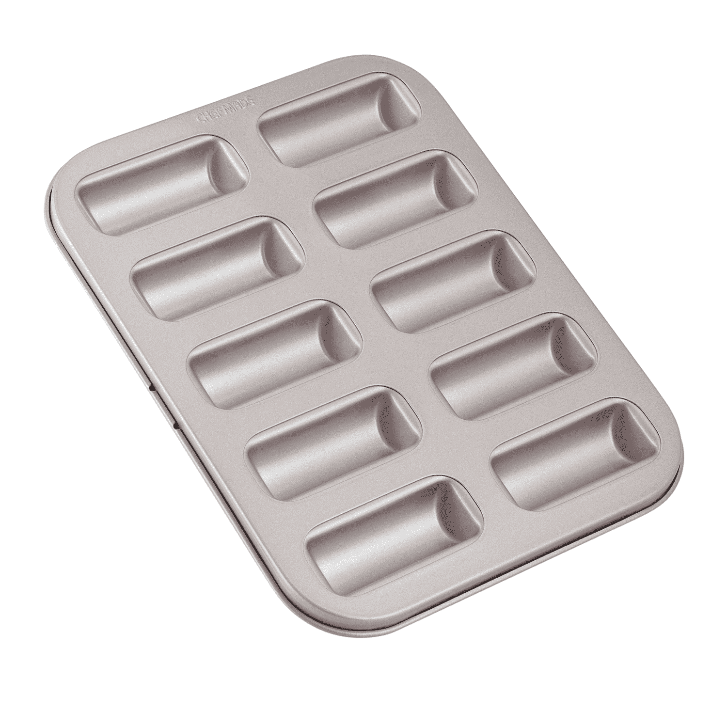CHEFMADE 10-Cavity Non-Stick Rectangle Muffin Pan, Oven Baking Tray ...