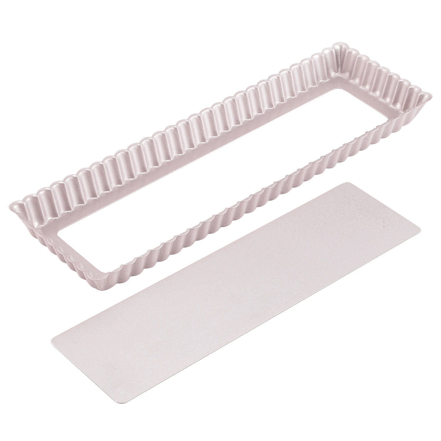 CHEFMADE Rectangle Tart Pan, 5x14-Inch with Removable Loose Bottom Non ...